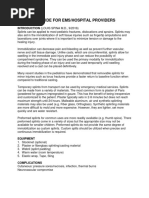 Splinting Pocket Guide PDF | PDF | Thumb | Hand