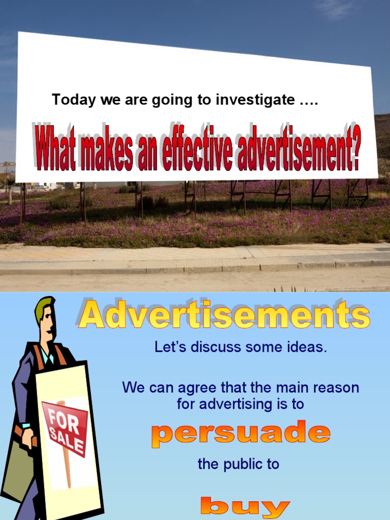 Effective Advertising Techniques Explained | PDF | Advertising | Semiotics