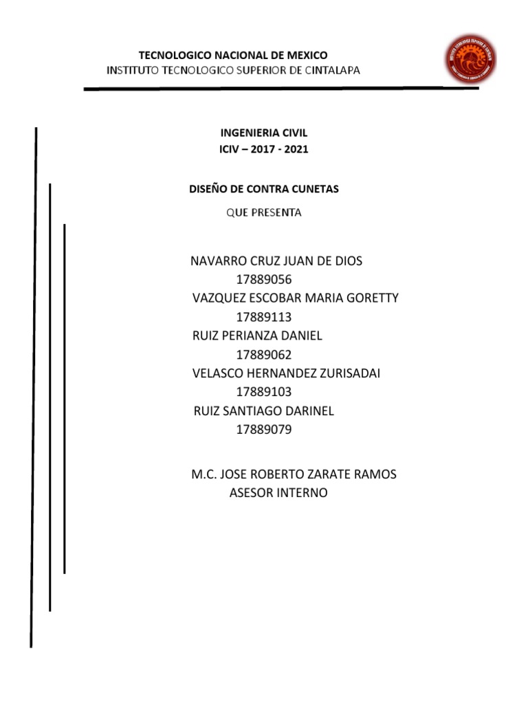 Diseño de Contracunetas | PDF | Hormigón | Agua