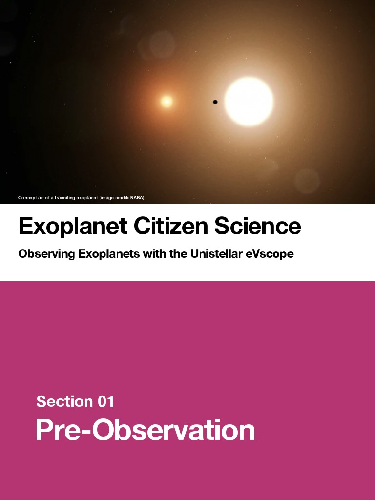 Exoplanet Observation Guide for Citizens | PDF | Exoplanet | Field Of View