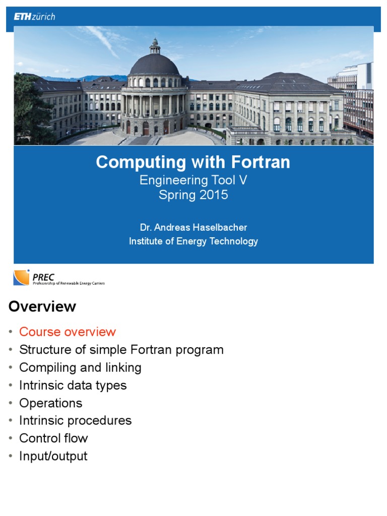 Computing With Fortran by Haselbacher PDF | PDF | Parameter (Computer Programming) | Control Flow