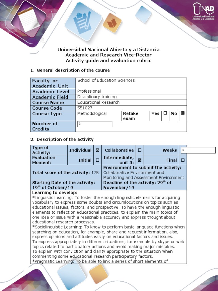 Analyzing Educational Research: An Activity Guide and Rubric for ...