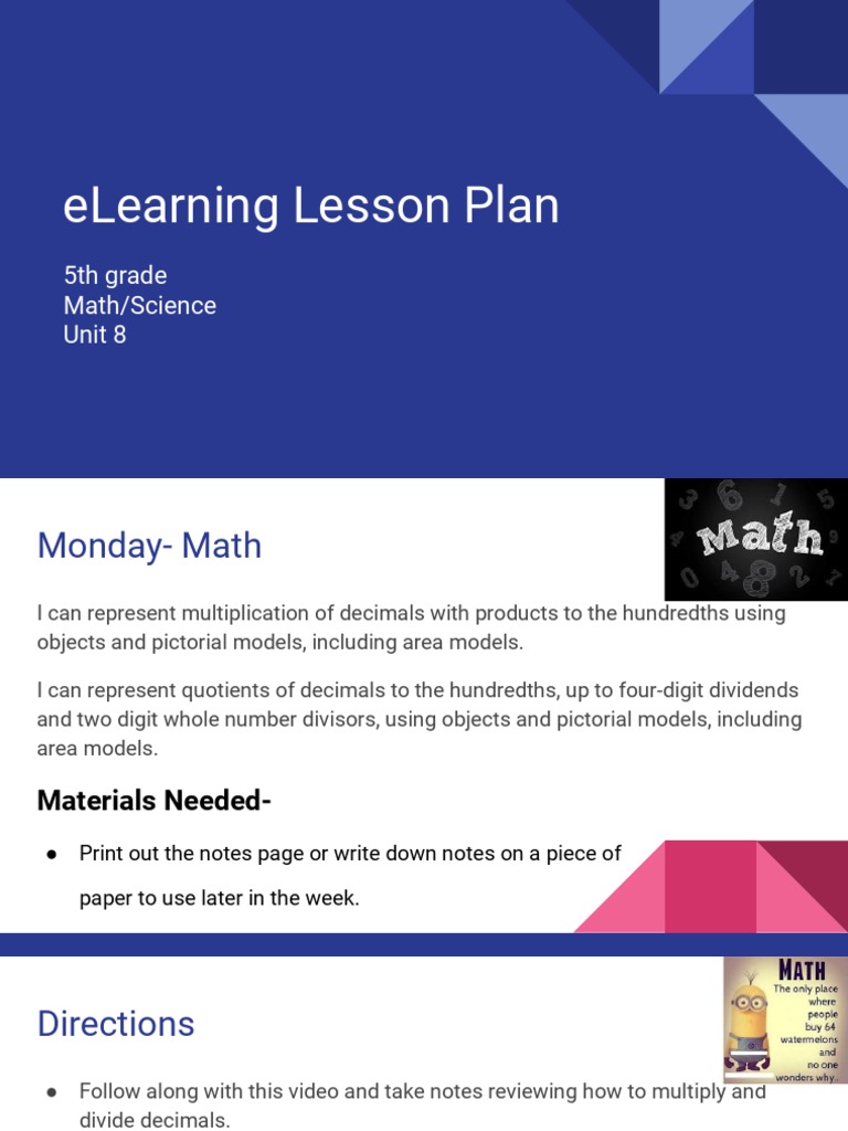 Kirsten Rotz Elearning Lesson Plan Google Presentation 1 | PDF ...
