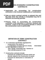 IND AS 11: Accounting for Construction Contracts | PDF | Revenue ...