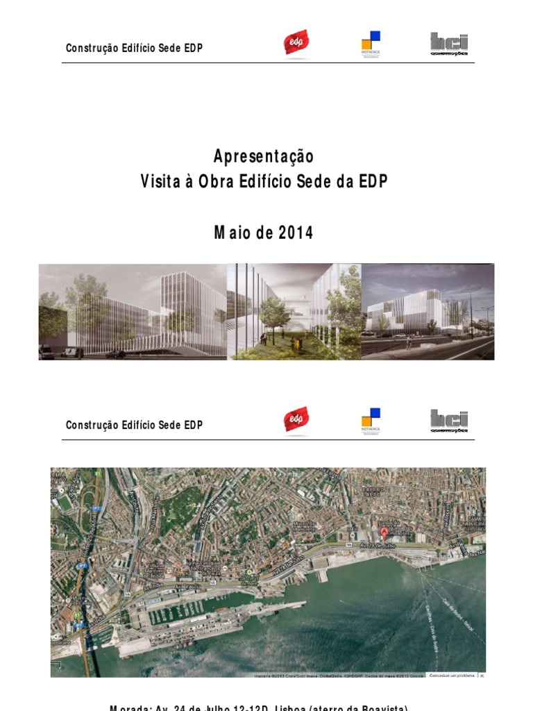 Edificio Sede Edp - Construção PDF | PDF | Setores econômicos ...