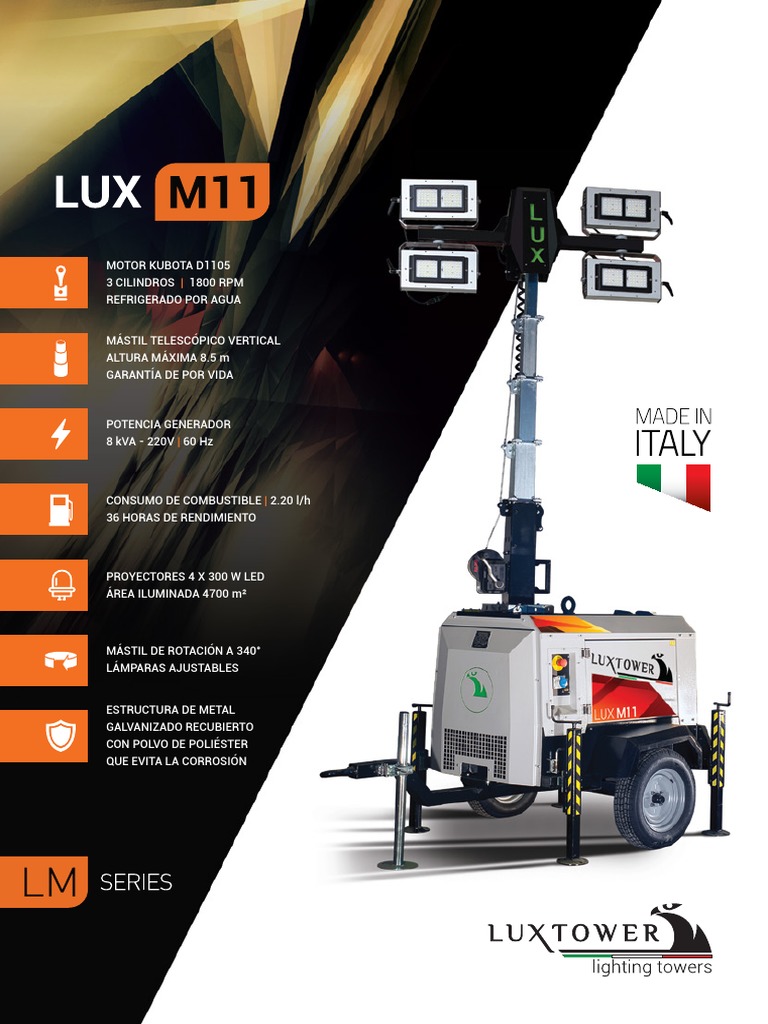 LUX M11 60Hz - Catálogo | PDF | Tecnología de vehículos | Vehículos