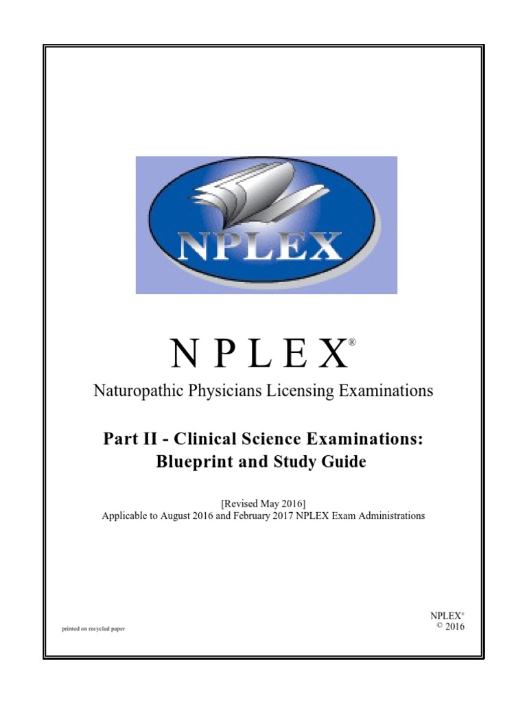 Part 2: Clinical Science - NPLEX Preparation Resources - BU Library at ...
