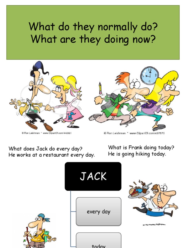 What Do They Normally Do? What Are They Doing Now? | PDF