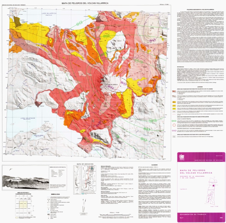 Mapa Riesgo Volcanico PDF | PDF