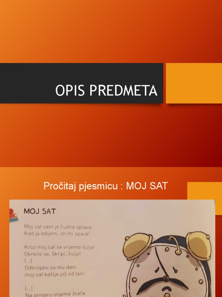 Opis Predmeta | PDF