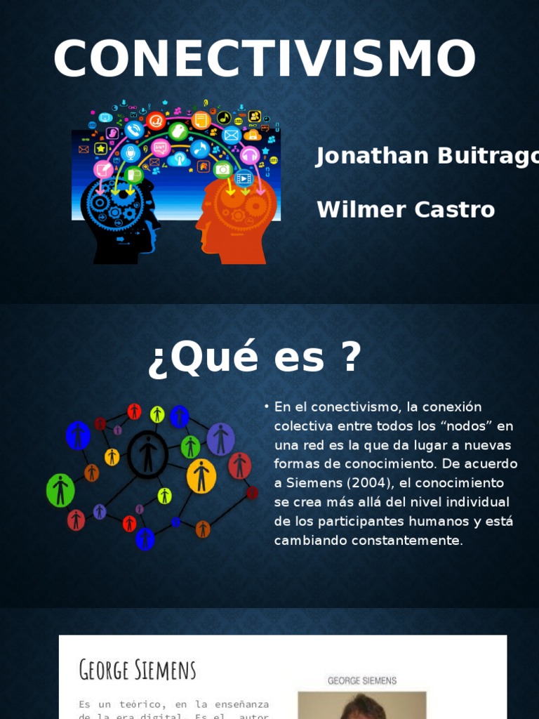 CONECTIVISMO | PDF | Aprendizaje | Conceptos psicologicos