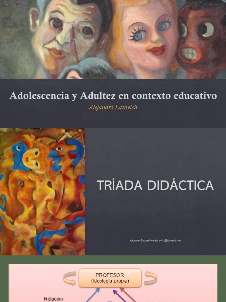 Triada Didactica - Trayectorias y BAP | PDF | Plan de estudios | Maestros