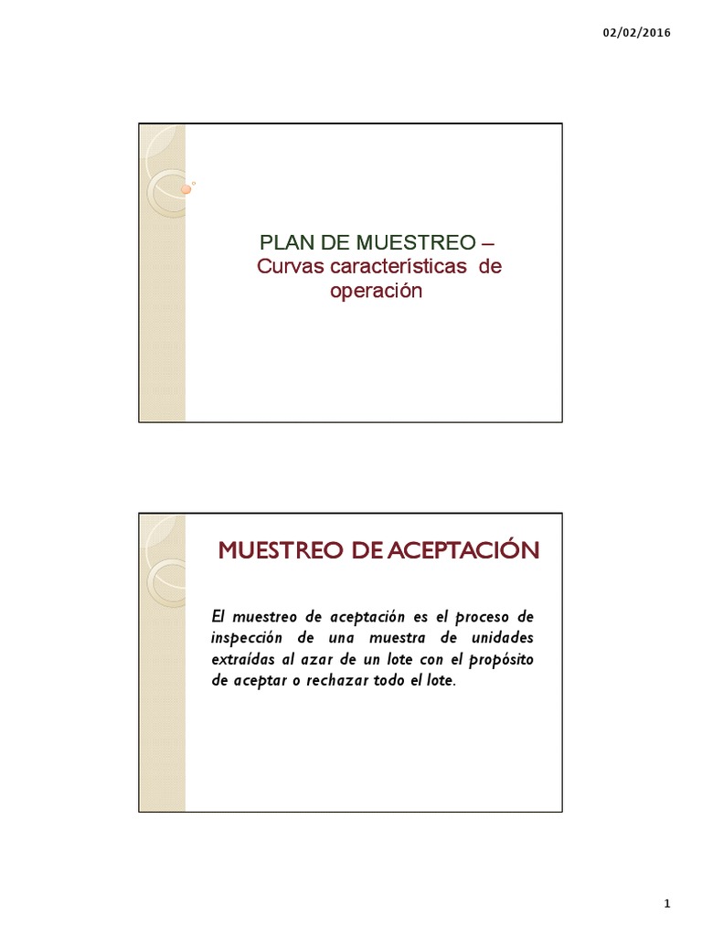 Plan de Muestreo | PDF | Muestreo (Estadísticas) | Probabilidad