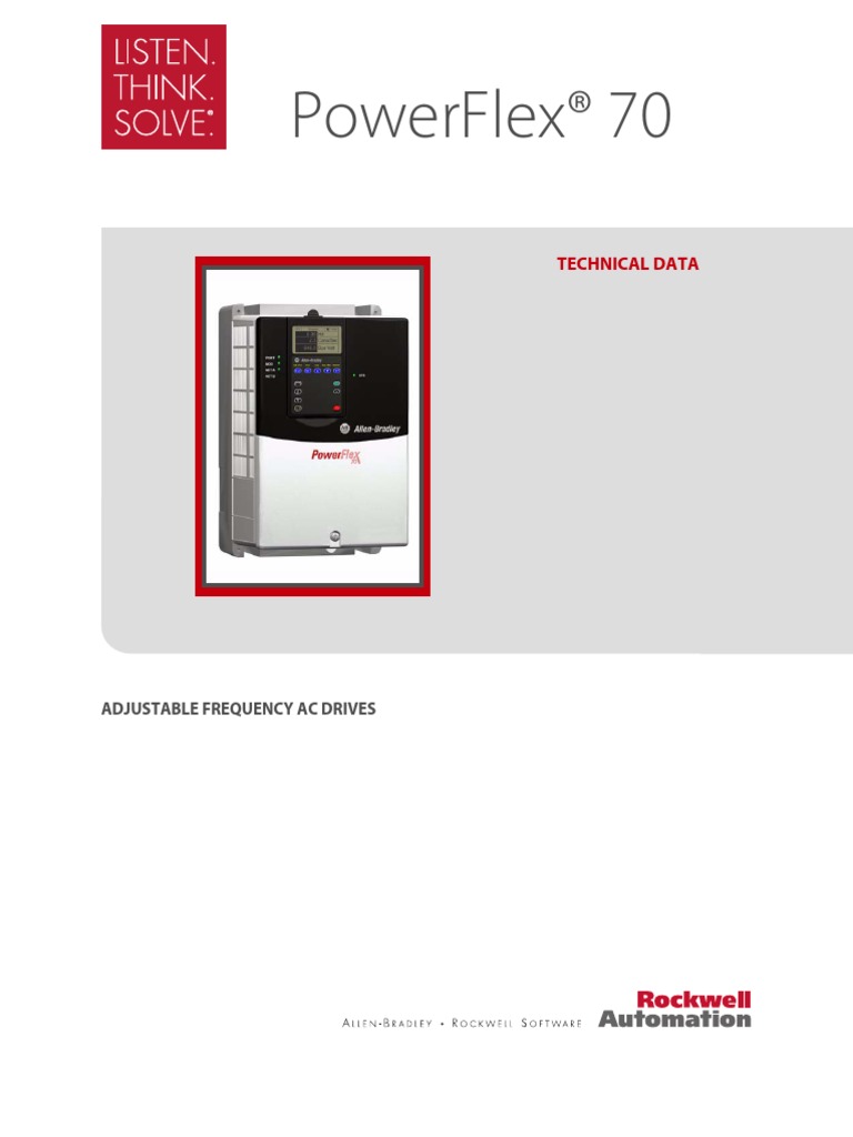 EEM 03.10 - Manual AB - Inversor de Frequencia POWERFLEX 70 - Tecnico | PDF
