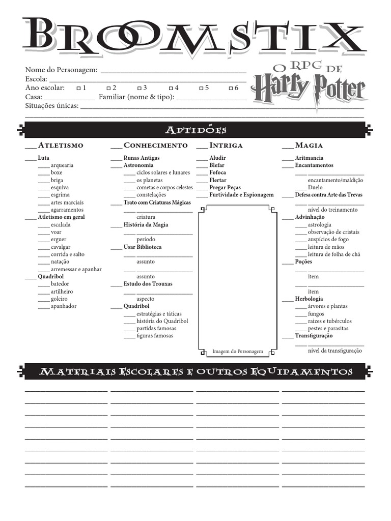 Broomstix Ficha Nova PDF | PDF | Esportes | Science