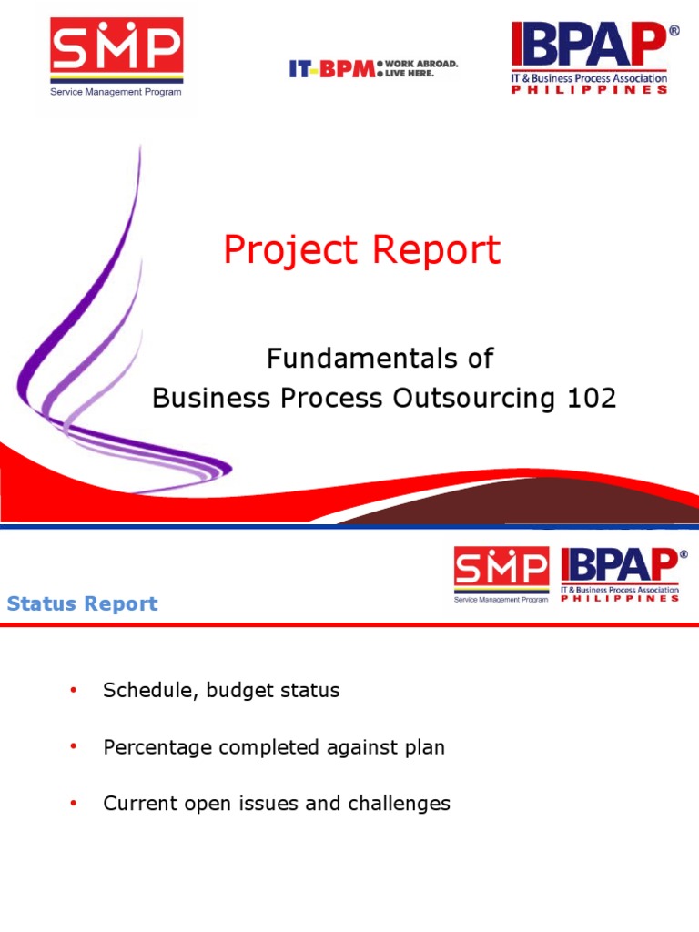 Business Process Outsourcing Status Report | PDF