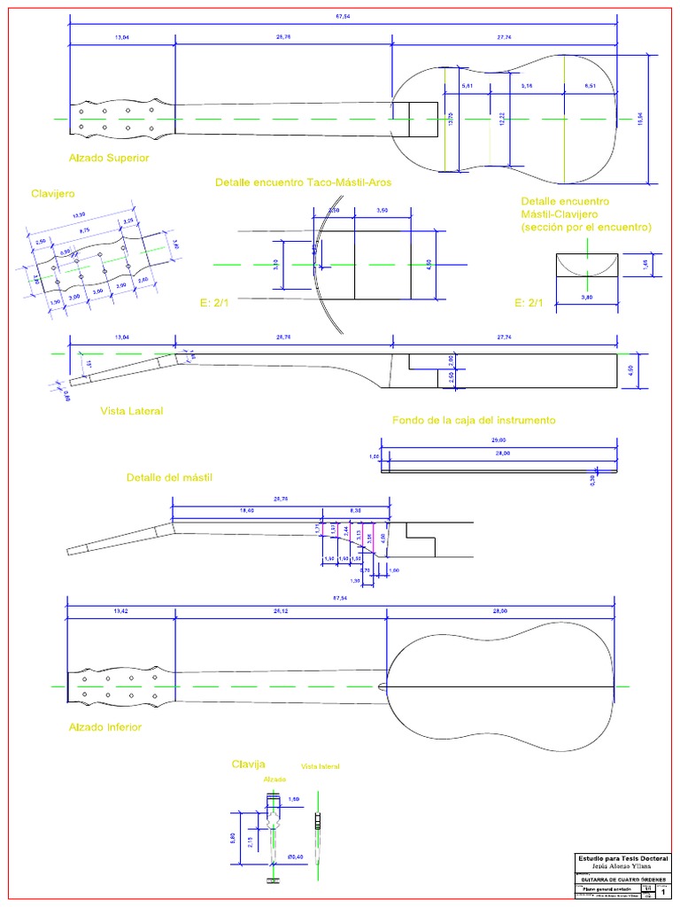 4 Course Guitar Plan - Jesus Alonso Yllana PDF | PDF