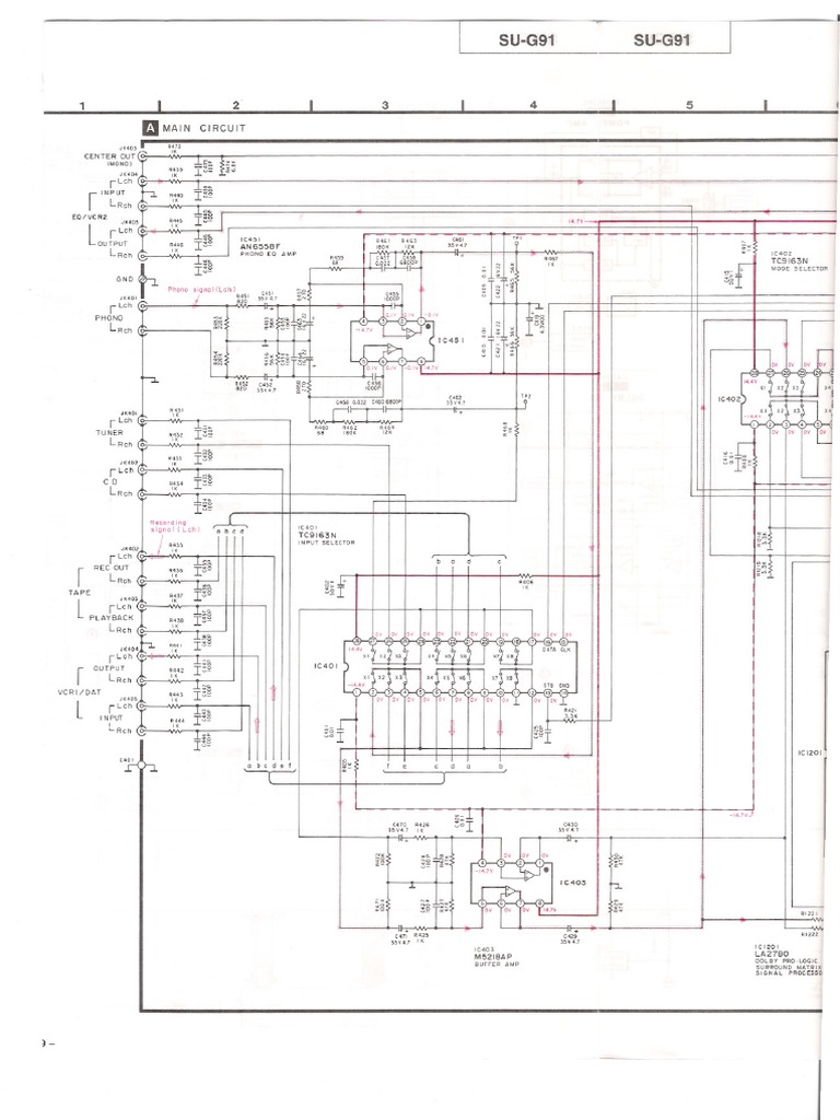 SU-G91 circuit diagram guide | PDF