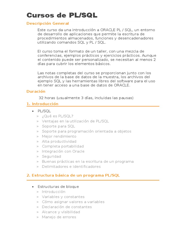 ORACLE | PDF | Pl / Sql | SQL