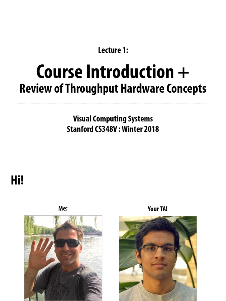 01 Introreview PDF | PDF | Shader | Multi Core Processor