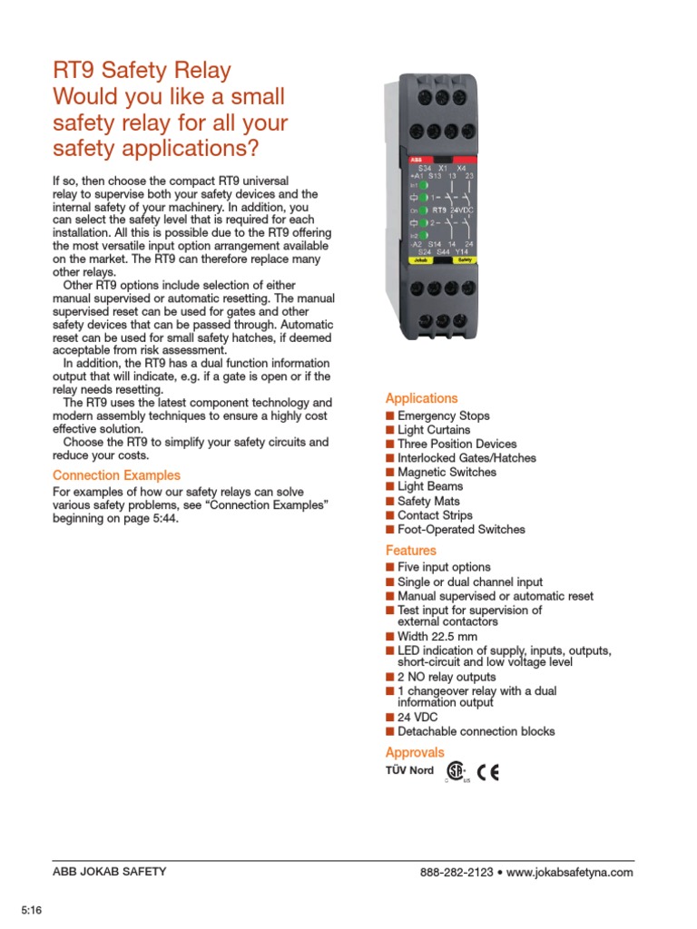 RT9 Safety Relay Would You Like A Small Safety Relay For All Your ...
