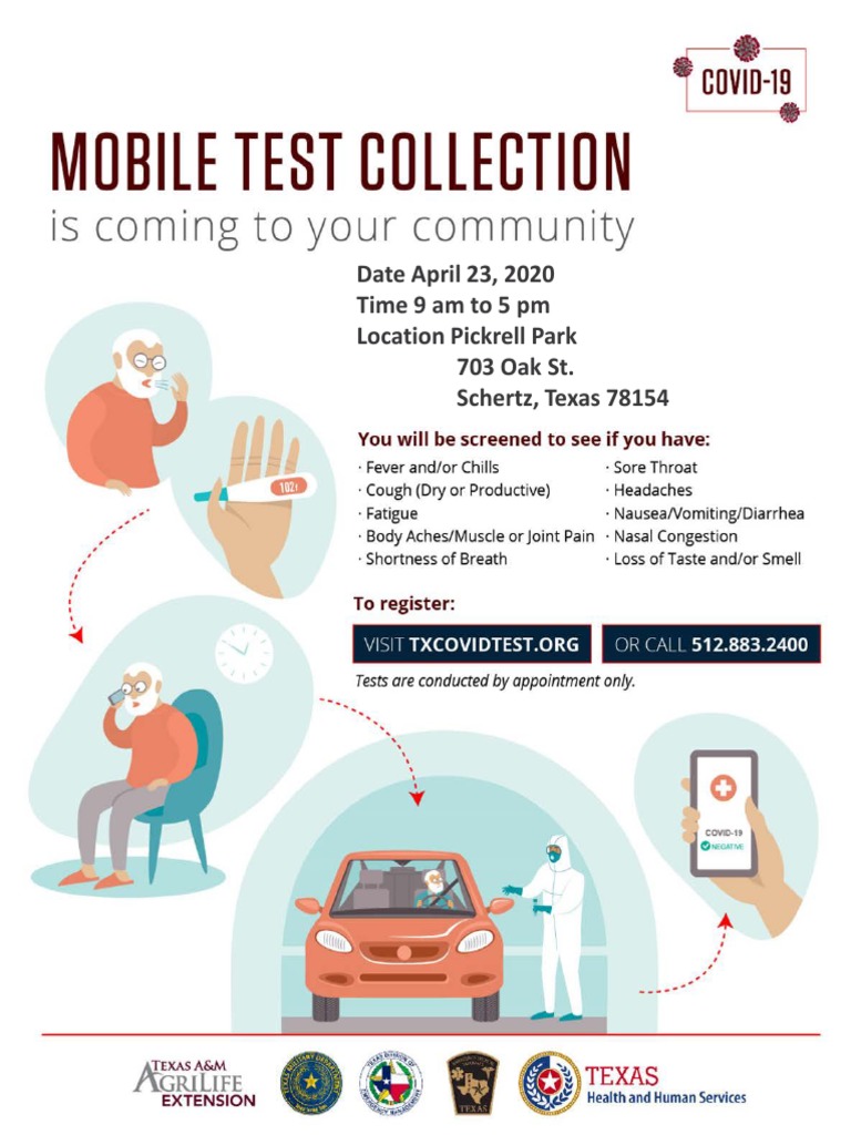 Guadalupe County COVID-19 Testing Flyer | PDF