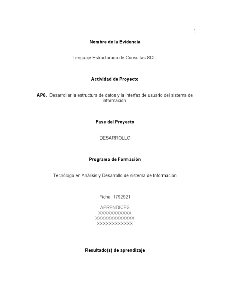 Solucion Evidencia SQL | PDF | SQL | Software