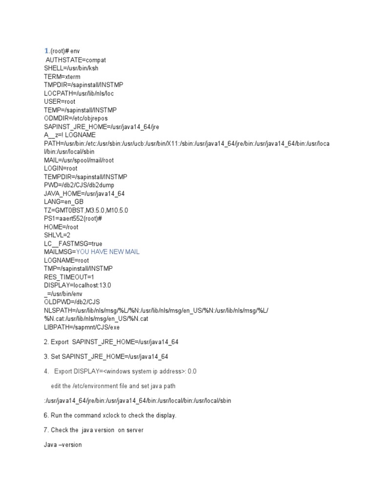 Sap Installation Document | PDF