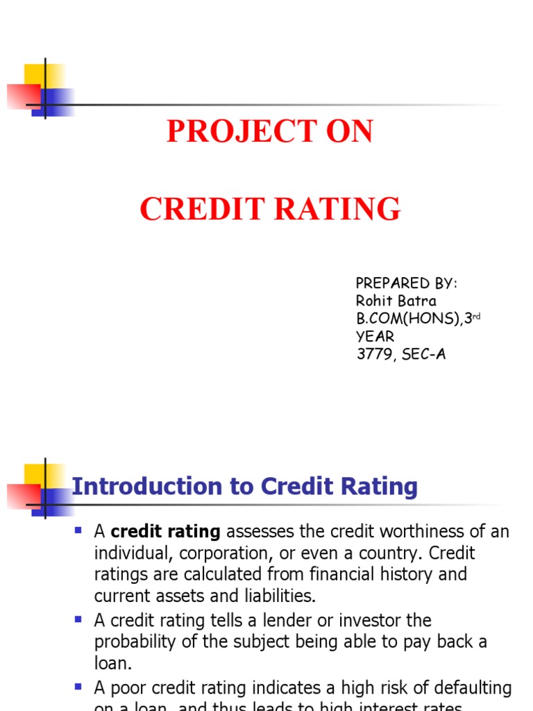 An Analysis of Credit Rating Agencies in India: Functions, Benefits ...