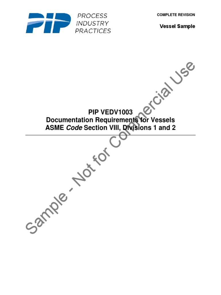 Vessel Example PDF | PDF | Specification (Technical Standard) | Engineering