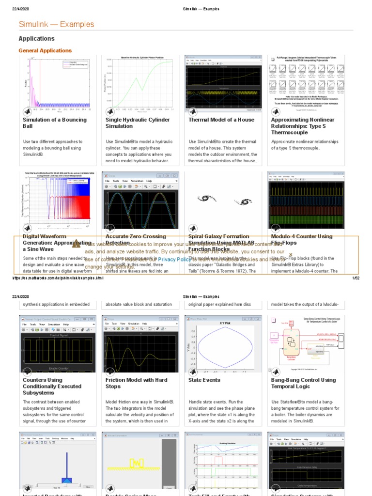Simulink - Examples | PDF | Http Cookie | Simulation