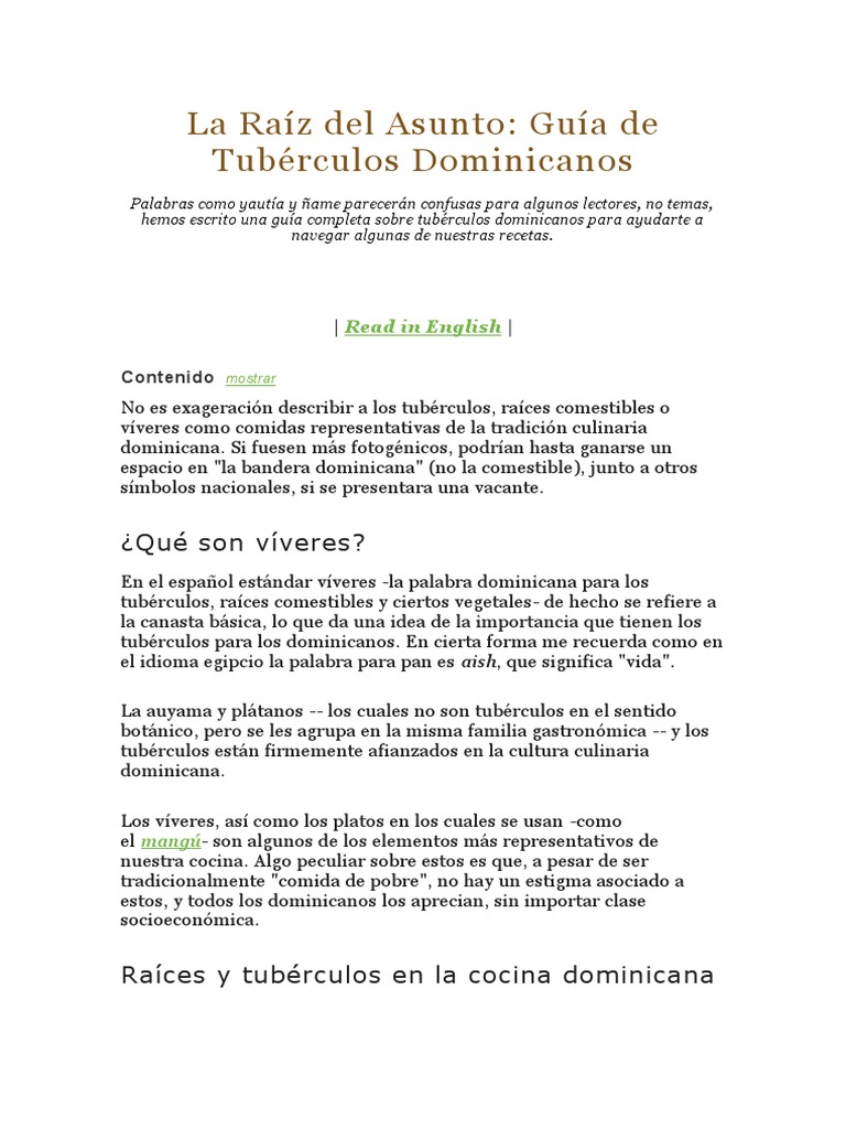 La Raíz del Nombre científico: Xanthosoma violaceum Nombre en la Rep ...