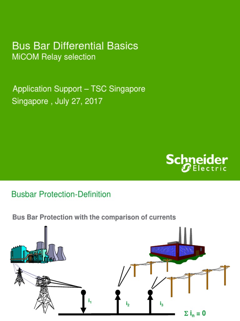 Busbar Protection and MiCOM P741 Insights | PDF | Relay | Electrical ...