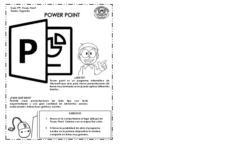Dibuja el logo de Power Point | PDF