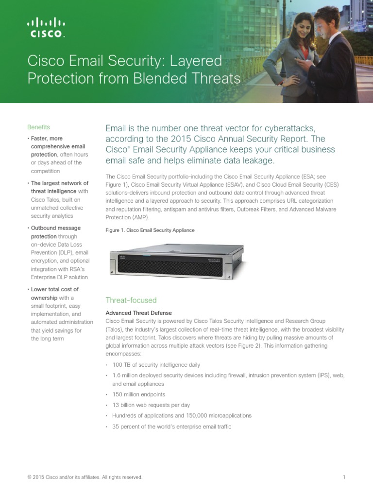 Cisco Email Security | Download Free PDF | Antivirus Software | Encryption