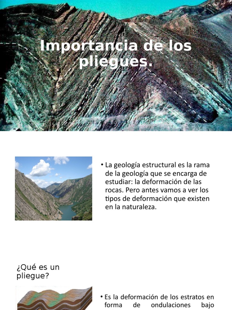Importancia de Los Pliegues | PDF