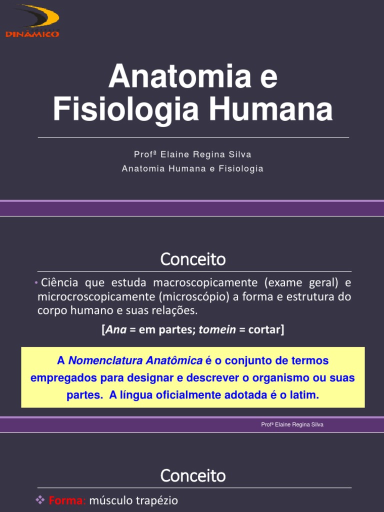 Anatomia e Fisiologia Humana: Uma Introdução aos Principais Conceitos ...