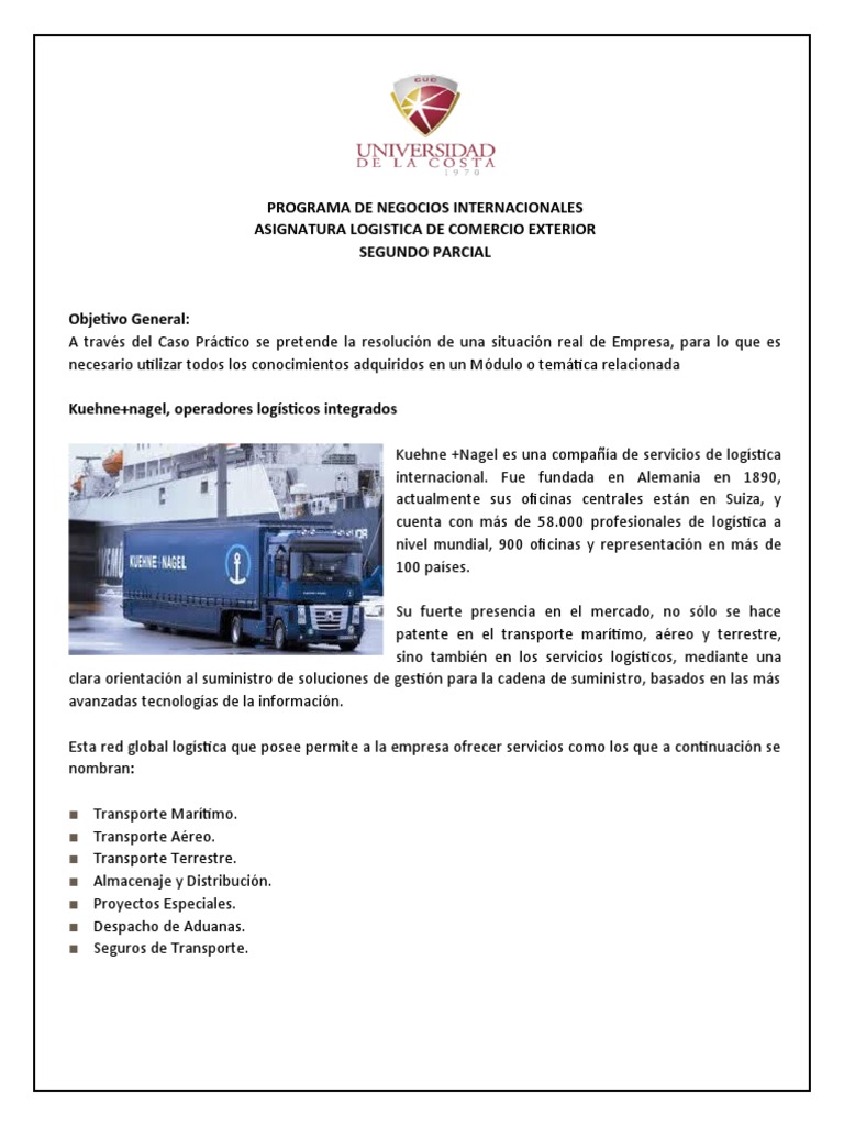 Logística de Comercio Exterior | PDF | Logística | Economias