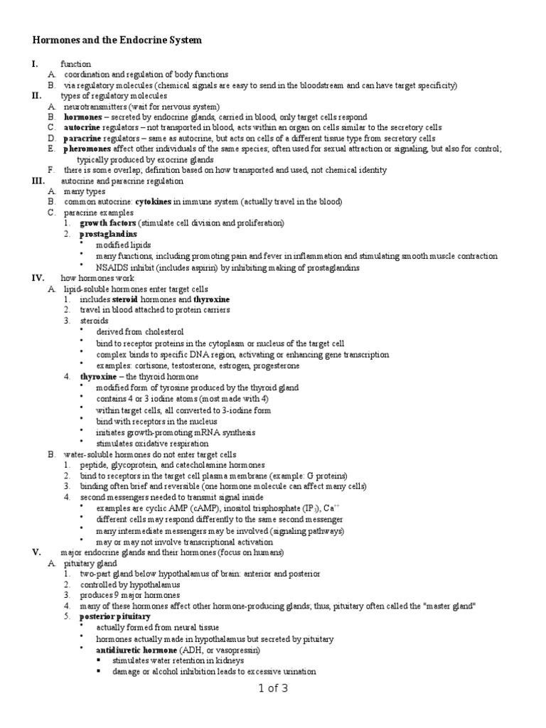Ch45 EndocrineSystem | PDF | Hormone | Cell Signaling
