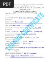 Study Certificate Format | PDF