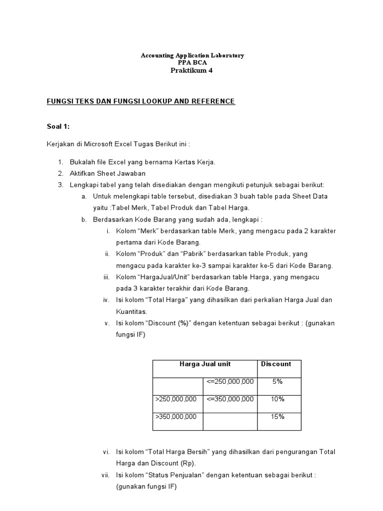 Modul Praktikum 4 | PDF
