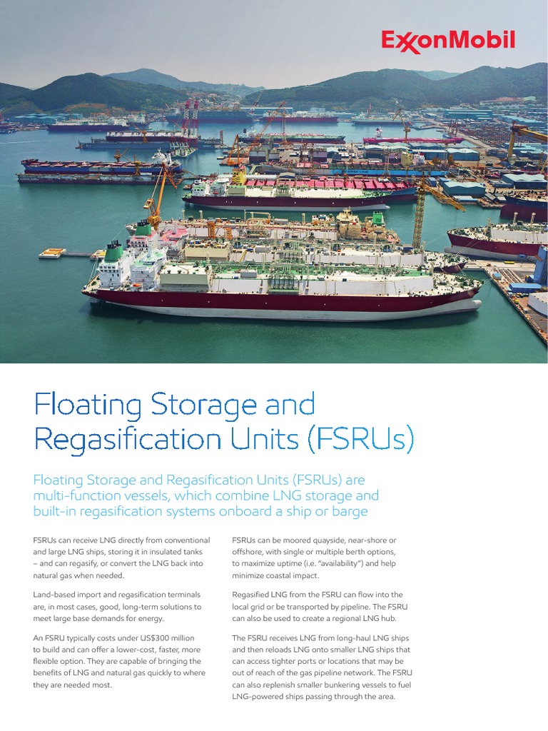 Floating Storage and Regasification Units (Fsrus) | PDF | Liquefied ...