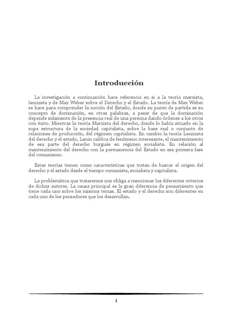 Concepto de Estado Segun Max Weber | PDF | marxismo | Estado (política)