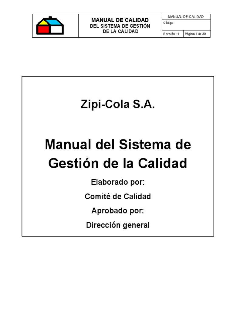 Manual SGC | PDF | Gestión de la calidad | Calidad (comercial)