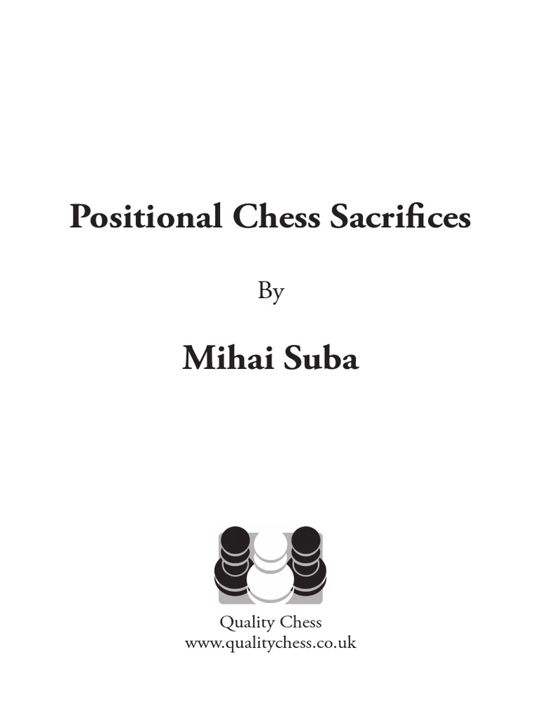 Positional Chess Sacrifices: Quality Chess WWW - Qualitychess.co - Uk ...