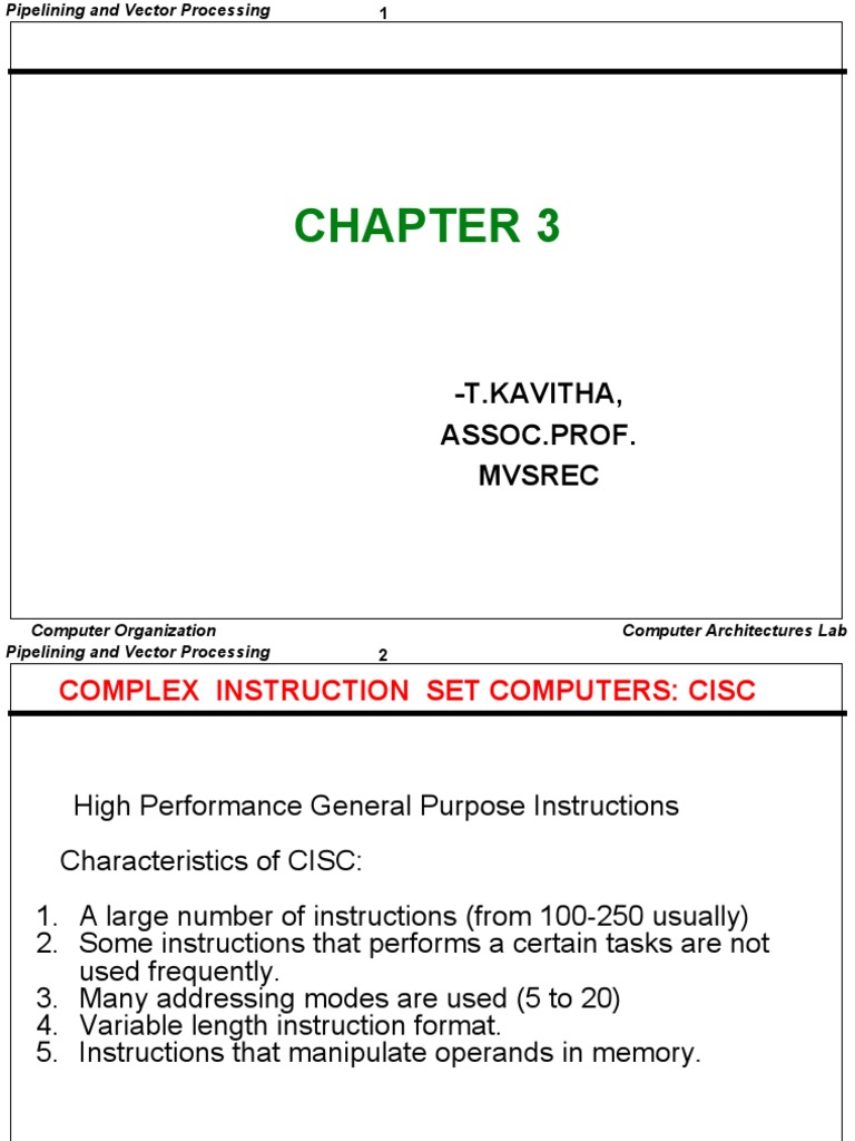 Chapter 3 - Pipelining-And-Vector-Processing | PDF | Parallel Computing ... Chapter 3 - Pipelining-And-Vector-Processing | PDF | Parallel Computing ...
