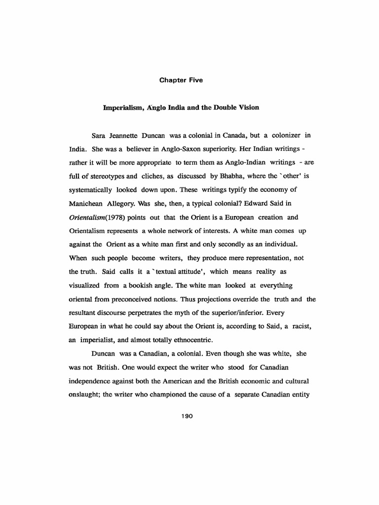 11 - Chapter 6 PDF | PDF | Sara Jeannette Duncan | Imperialism
