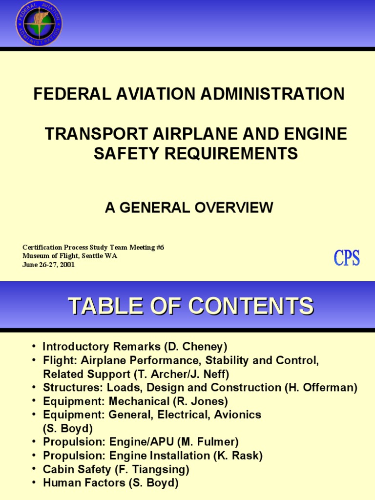 Aircraft Safety and Certification Overview | PDF | Fatigue (Material ...