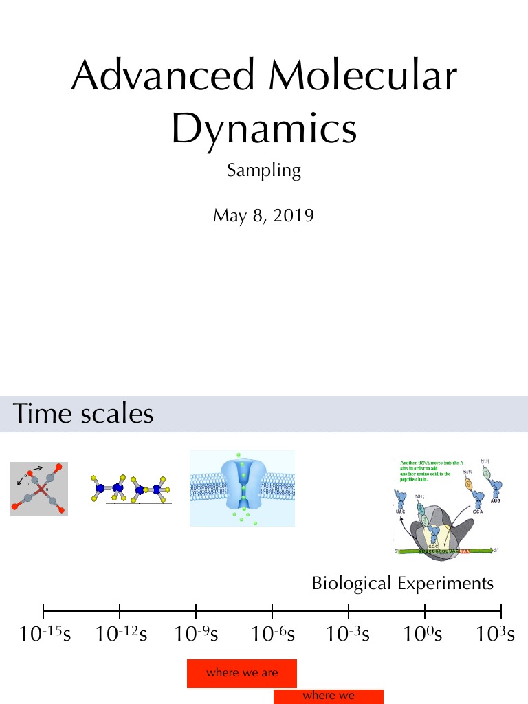 Advanced Molecular Dynamics: Sampling May 8, 2019 | PDF | Applied ...