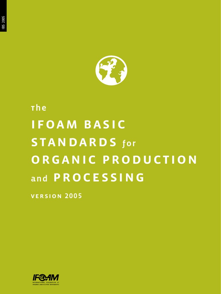 IFOAM Basic Standards PDF | PDF | Organic Farming | Biodiversity